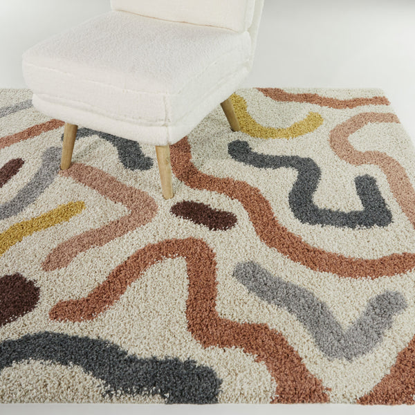 Duret Contemporary Shag Area Rug - Balta Rugs